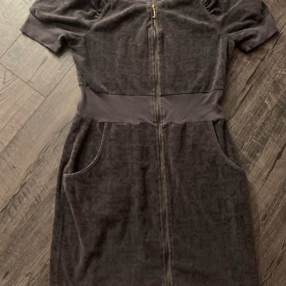 Juicy Couture | Dresses | Rarehtf Y2k Juicy Couture Zip Up Dress Medium ...